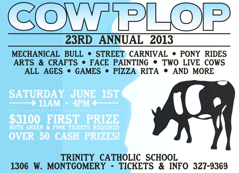 Trinity Cow Plop Tomorrow (June 1) – Emerson-Garfield Community
